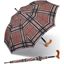happy rain® selection Stockregenschirm Stützschirm mit Auf-Automatik