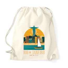 Youth Designz Turnbeutel Rio De Janeiro Brasilien Baumwoll Tasche