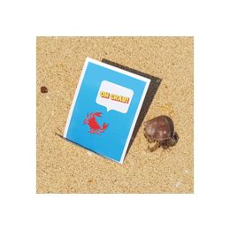 Bow & Hummingbird Postkarte Postkarte Oh crab