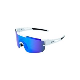 YEAZ Sportbrille SUNSPARK sport-sonnenbrille bright white/blue