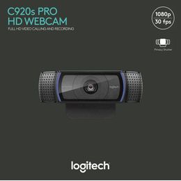 Logitech C920s Pro HD 1080p 1920x1080 Pixel 30 FPS USB schwarz 960-001252 Webcam
