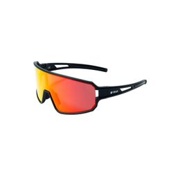 YEAZ Sportbrille SUNWAVE sport-sonnenbrille black/red