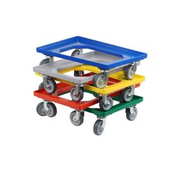 Logiplast Transportroller 5 x Stück Transportroller 4 Lenkrollen versch. Farben