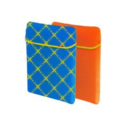 aha Laptoptasche Cover Tasche Schutz-Hülle Case Etui Blau/Orange