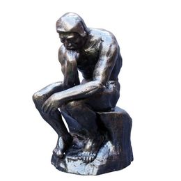AFG Dekofigur Figur der Denker Skulptur aus Gusseisen nach Auguste Rodin