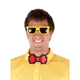 Elope Krawatte Pixel Fliege Lustiges Accessoire für Karneval und Fasching im Pixel-Look
