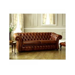 JVmoebel 3-Sitzer Chesterfield Design Luxus Polster Sofa Couch Sitz Garnitur Leder #113