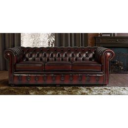 JVmoebel 3-Sitzer Chesterfield Design Luxus Polster Sofa Couch Sitz Garnitur