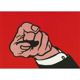 Postkarte Kunstkarte Roy Lichtenstein "Finger Pointing"