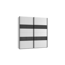freiraum Kleiderschrank Altona2 (B/H/T: 225x236x65 cm) in Weiß mit 2 Türen und 4 Einlegeböden