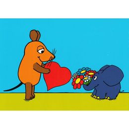Postkarte "Sendung mit der Maus: Liebesmaus"