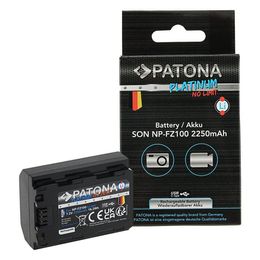 Patona Akku für die Sony Alpha 7 III 7R 6600 9 und 9R Kamera-Akku NP-FZ100 2250 mAh