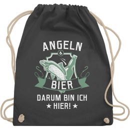 Shirtracer Turnbeutel Angeln und Bier