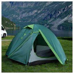 Husky Kuppelzelt, 2 Personen Zelt Kuppelzelt grün leicht Campingzelt