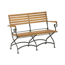 Dehner Gartenbank Klappbank Tegernsee 2-Sitzer ca. 124 x 88 x 57 cm