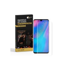 Protectorking Schutzfolie 3x Panzerfolie für Huawei P30 Pro FULL CURVED ANTI-SHOCK Displayschutz