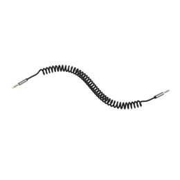 XLayer Kabel Audio-Spiral AUX 3.5 mm Klinkenkabel 2.0 m Black Smartphone-Kabel