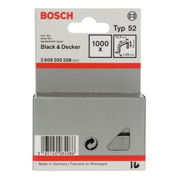 Bosch Tackerklammer, Typ 52 Flachdrahtklammer