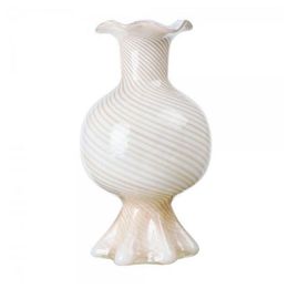 Broste Copenhagen Dekovase Vase Mella Glas Taupe Sand/Off-White (17