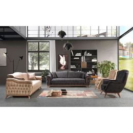 JVmoebel 3-Sitzer Schlafsofa mit verstellbaren Rückenlehne Sofa Möbel 3 Sitz