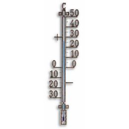 Tfa Dostmann Gartenthermometer TFA 12.5002 Analoges Außenthermometer aus Metall