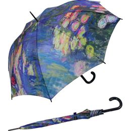 Happy Rain Langregenschirm großer Regenschirm mit Künstlermotiv für Damen