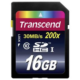 Transcend 16GB SDHC Karte Class 10 Speicherkarte