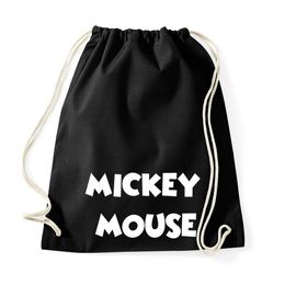 Blondie & Brownie Blondie & Brownie Turnbeutel aus Baumwolle Mickey Mouse Brust Minnie Zeichentrick Maus