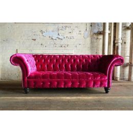 JVmoebel 3-Sitzer XXL Big Sofa 3 Sitzer Couch Chesterfield Polster Sitz Garnitur Textil
