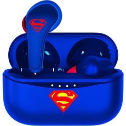 OTL DC Superman Bluetooth V5.0 Kinder-Kopfhörer mit Ladebox In-Ear-Kopfhörer (ja