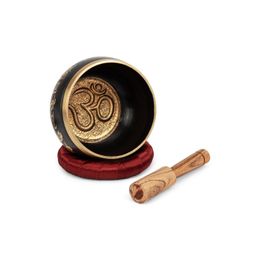 NKlaus Tamburin Ø 11,5cm Tibetische Klangschalen Set Lotus Klangst