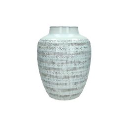 HD COLLECTION Dekovase Handgefertigte Boho Terrakotta Vase mit Ethno Muster