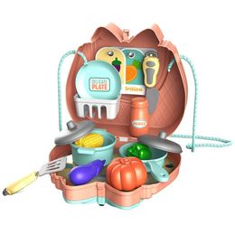 Diakakis Spielküche Umhängetasche 21-tlg. Koch-/Küchen Utensilien Kunststoff