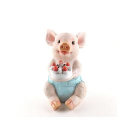 AM Design Dekofigur AM-Design Schwein mit Torte zum 1. Geburtstag ca 22 cm H