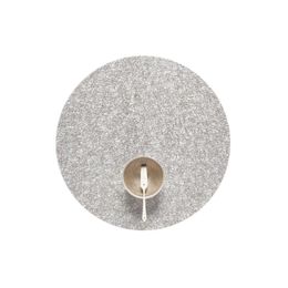 Chilewich Platzset, Metallic Lace Rund Silber 39 cm