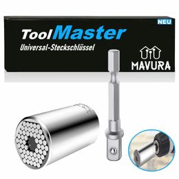 MAVURA Steckschlüssel ToolMaster Universal Multifunktions Nuss Multi Tool Steckschlüssel