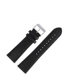 Victorinox Uhrenarmband 22mm Leder Schwarz 4972