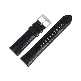 Emporio Armani Uhrenarmband 22mm Leder Schwarz AR-2411