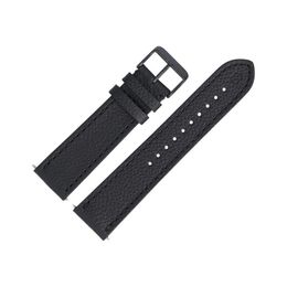 Victorinox Uhrenarmband 22mm Leder Schwarz 5544