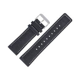 BOSS Uhrenarmband 24mm Leder Schwarz 659302652