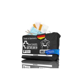 BigDean KFZ-Verbandtasche Verbandskasten MADE IN GERMANY schwarz DIN 13164:2022