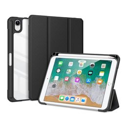 Dux Ducis Tablet-Hülle Toby Eco-Leather Tablet-Ledertasche Schale Cover für iPad Mini 6 2021 mit Smart-Sleep Funktion Wake-Up Stifthalter Schutzhülle