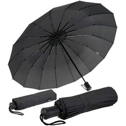 iX-brella Taschenregenschirm Mini mit 16 Streben extra stabil und farbenfroh