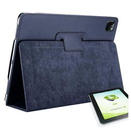 Wigento Tablet-Hülle Aufstellbare Kunst-Leder Tasche für Apple iPad Pro 12.9 2021 Etuis Hülle Cover Schutz Case Zubehör