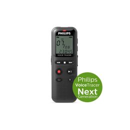 Philips DVT1160 VoiceTracer Digitales Diktiergerät (One-Touch-Aufnahme