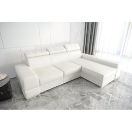 JVmoebel Ecksofa Designer Beiges Ecksofa L-Form Luxus Couch Wohnzimmer Möbel Neu