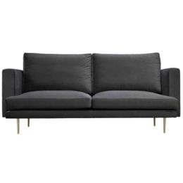 JVmoebel 2-Sitzer Grauer Dreisitzer Luxus Stoff Couch Wohnzimmer Sofa Möbel Neu