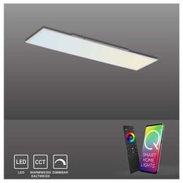 Paul Neuhaus Smarte LED-Leuchte LED Panel Deckenleuchte Q-FLAG Smart Home