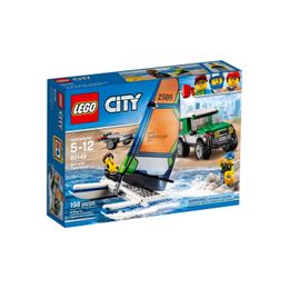 Lego® Konstruktionsspielsteine Lego® City 60149 Geländewagen mit Katamaran