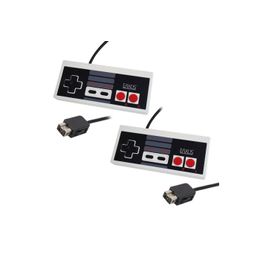 EAXUS Gamepad für Nintendo Classic Mini NES Gaming-Controller (2 St.